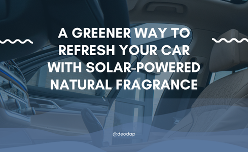 Natural Car Air Freshener – Solar-Powered Eco Car Fragrance – DeoDap
