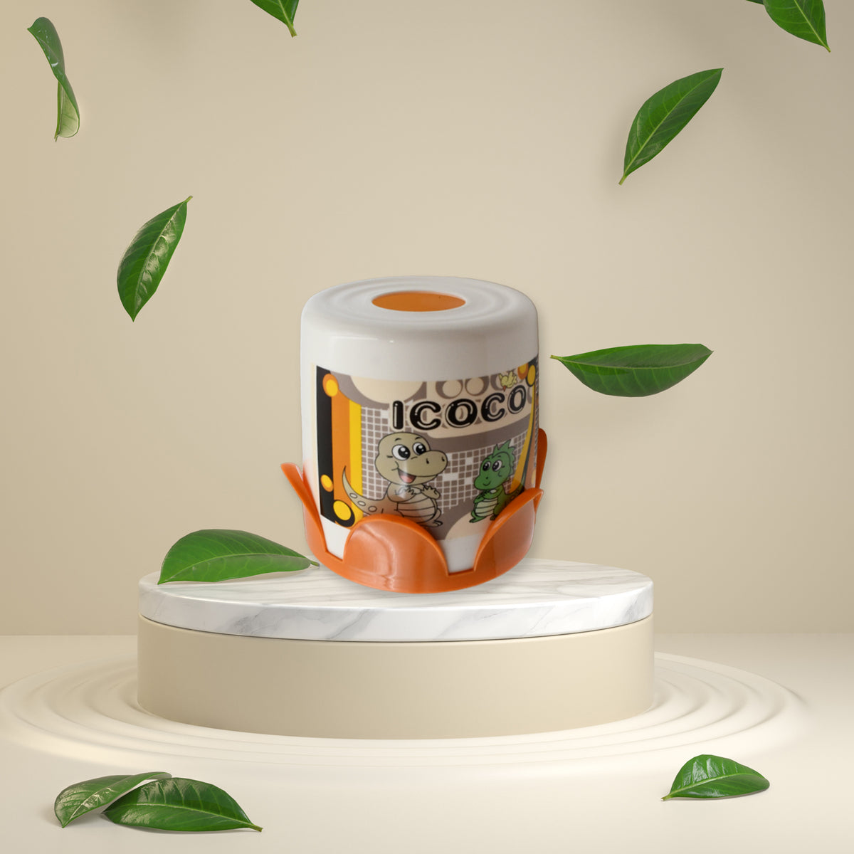 7773 Plastic Round Tissue Box For Toilet Tissue Case Paper Box Plaid S ...