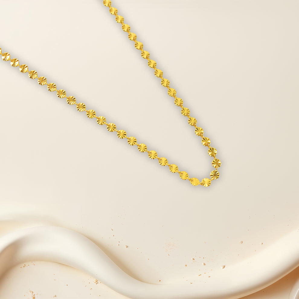 Gold Plated Matar Mala Jewellery Chain