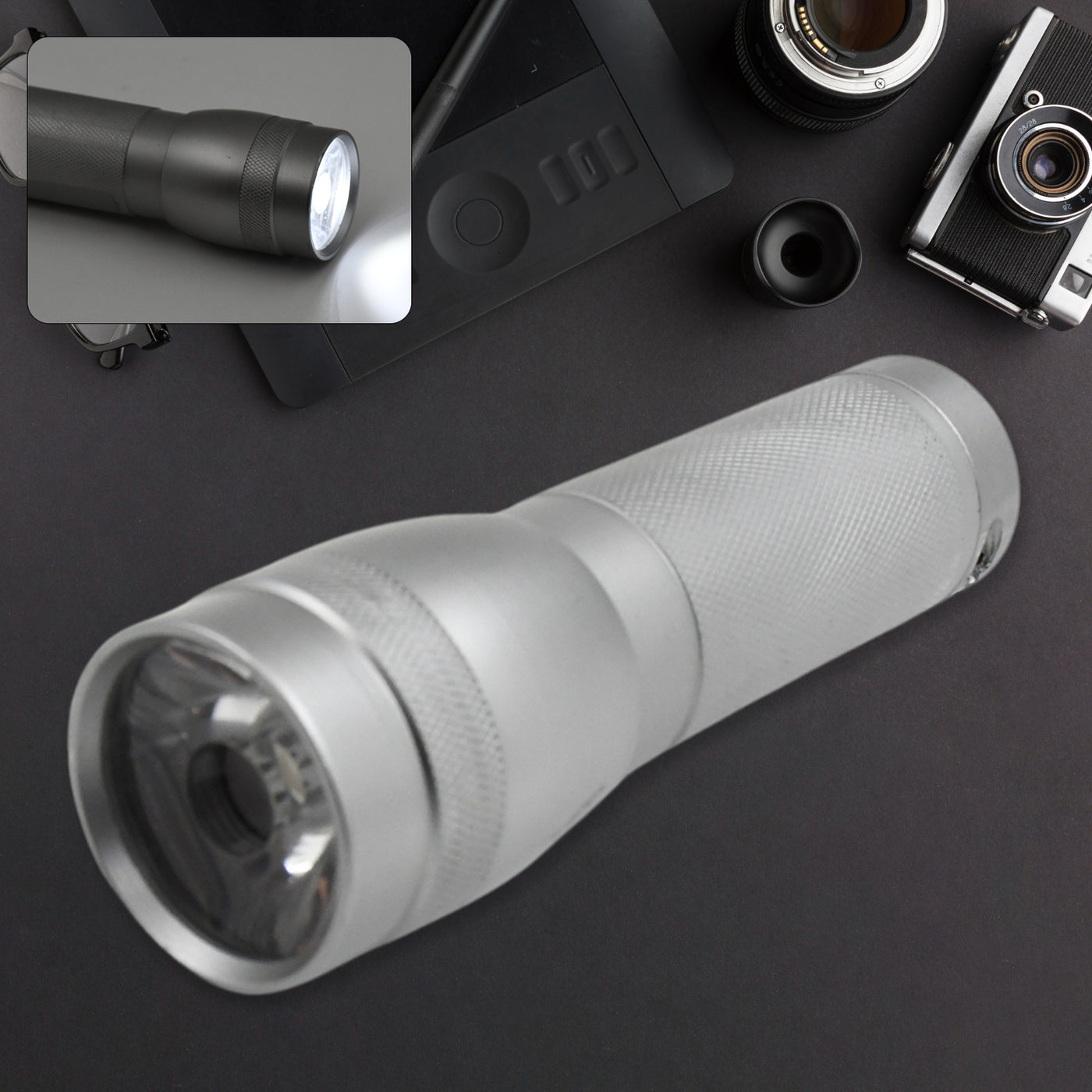 Portable Mini Torch / Flashlight LED Powerful High Lumens Pen Light Ea ...