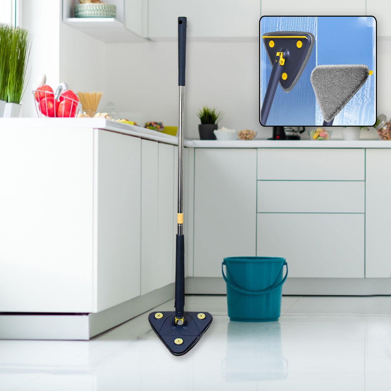 Buy Adjustable Triangle Mop for Easy Cleaning | DeoDap