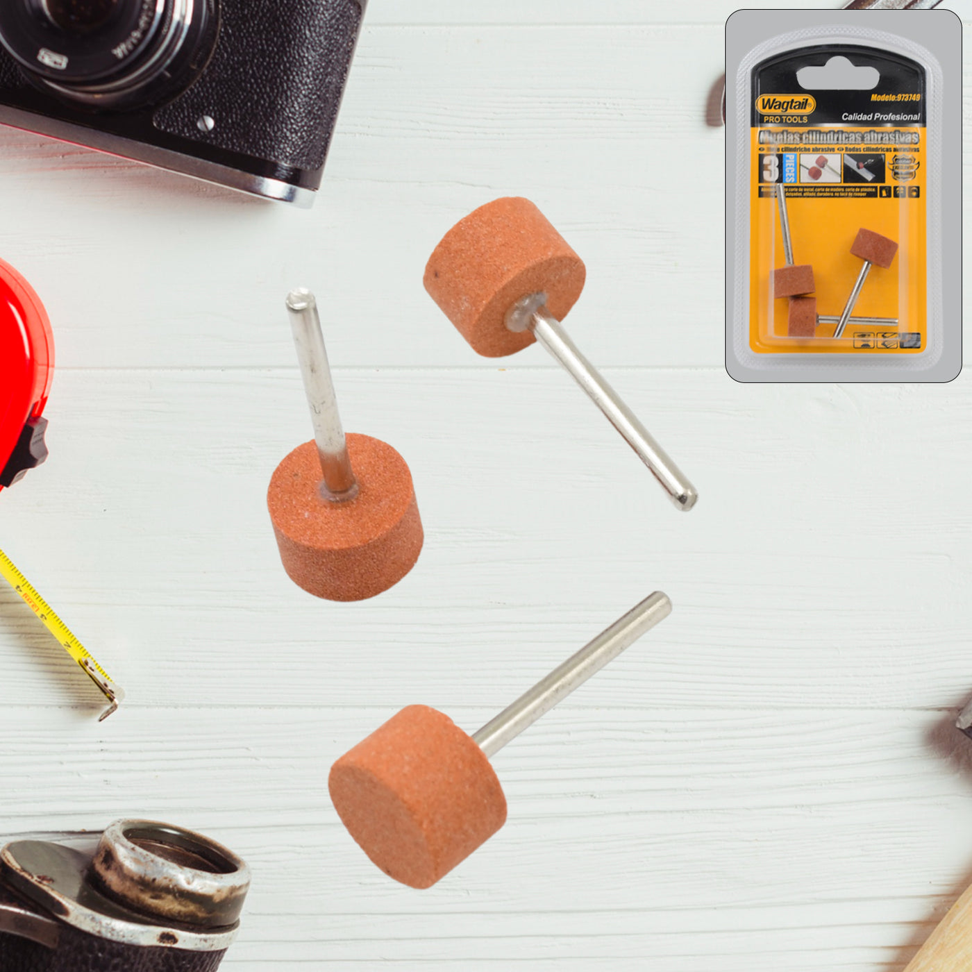 Wool Felt Polishing Buffing Wheels, Wool Felt Mounted Polishing Bits ...