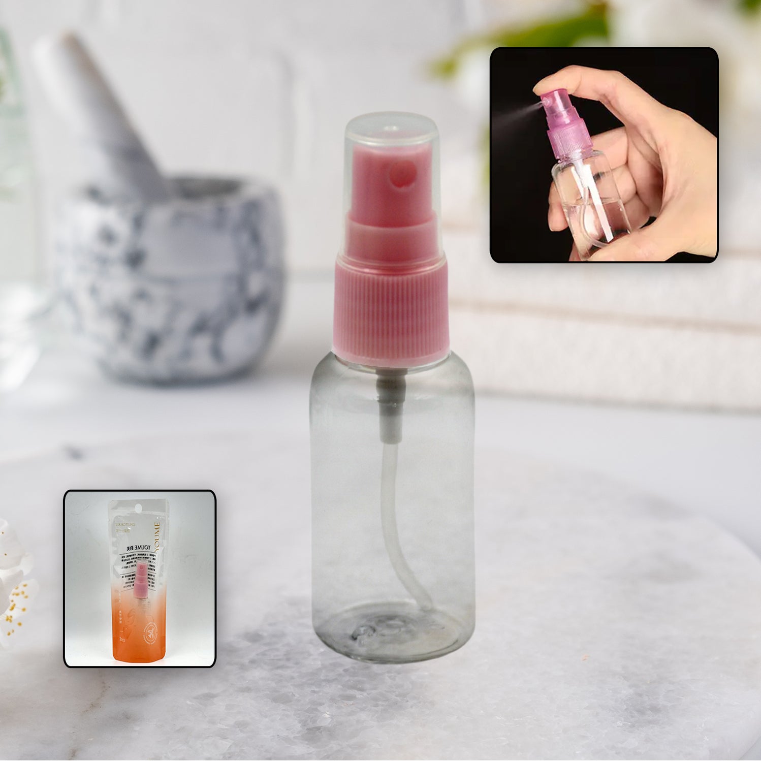 Buy Refillable Spray Bottle for Travel - Perfume Filler — DeoDap
