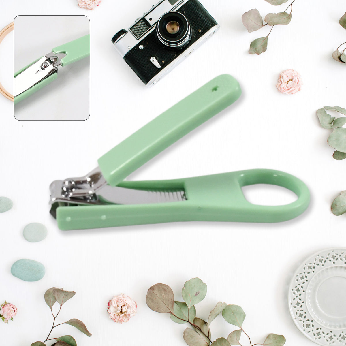 Nail Clippers Adult Nail Clippers Plastic/Hardware Green Nail Clippers ...