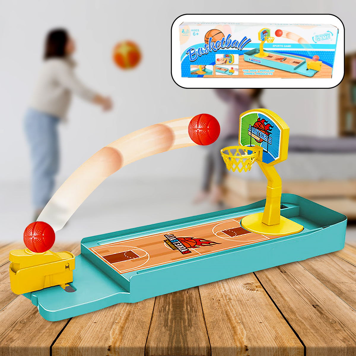 Mini Table Top Finger Basketball Game for Kids - Desktop Game for Kids ...