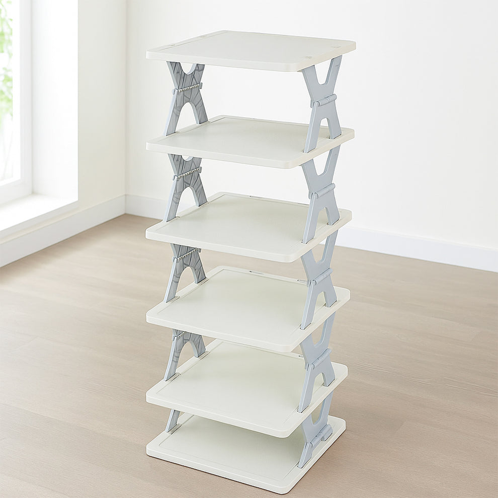 Smart Shoe Rack – 6 Layer Foldable Stand for Home
