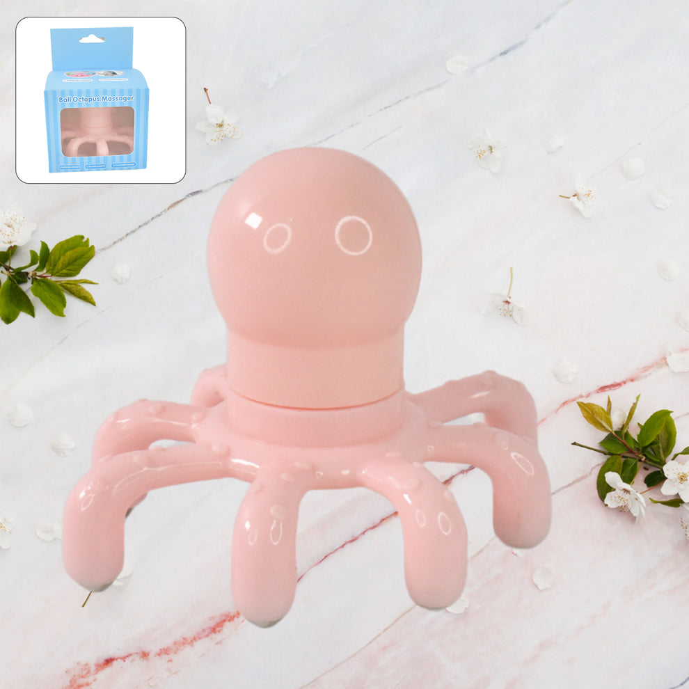 Scalp Relax Octopus Massager – Long Ergonomic Head Massager for Adults