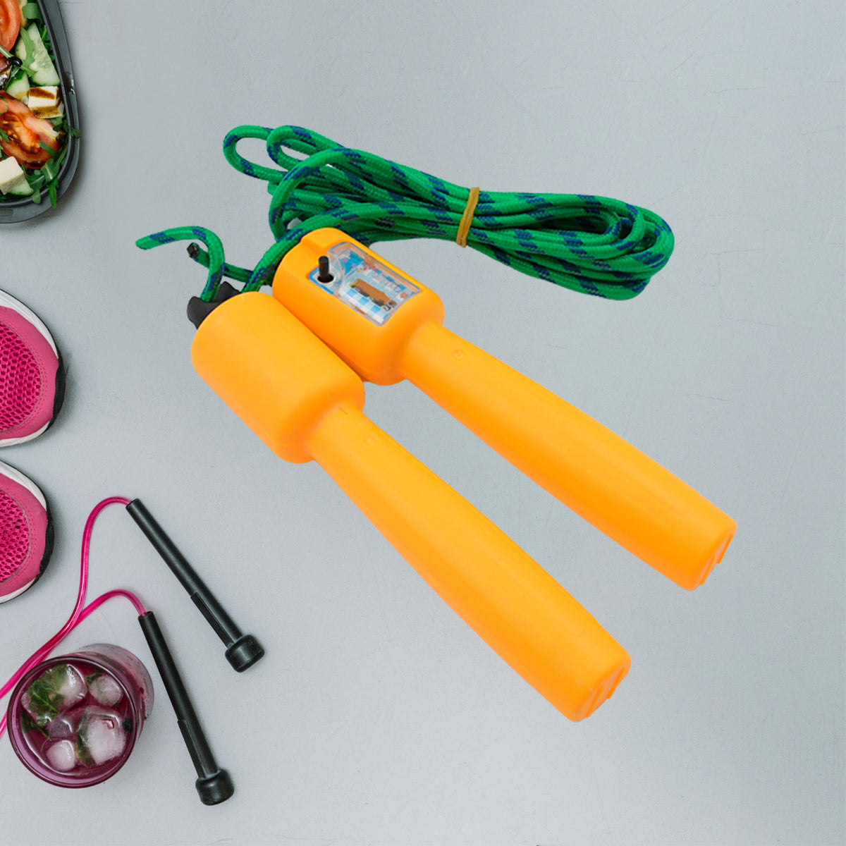 Jump Rope Electronic Counting Skipping Rope Adjustable Jumping Rope fo ...