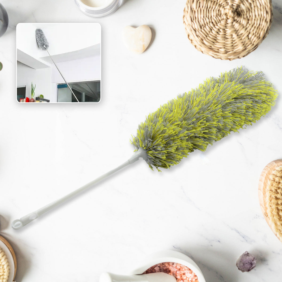 Long Handle, Microfiber Duster for Cleaning, Microfiber Hand Duster Wa ...