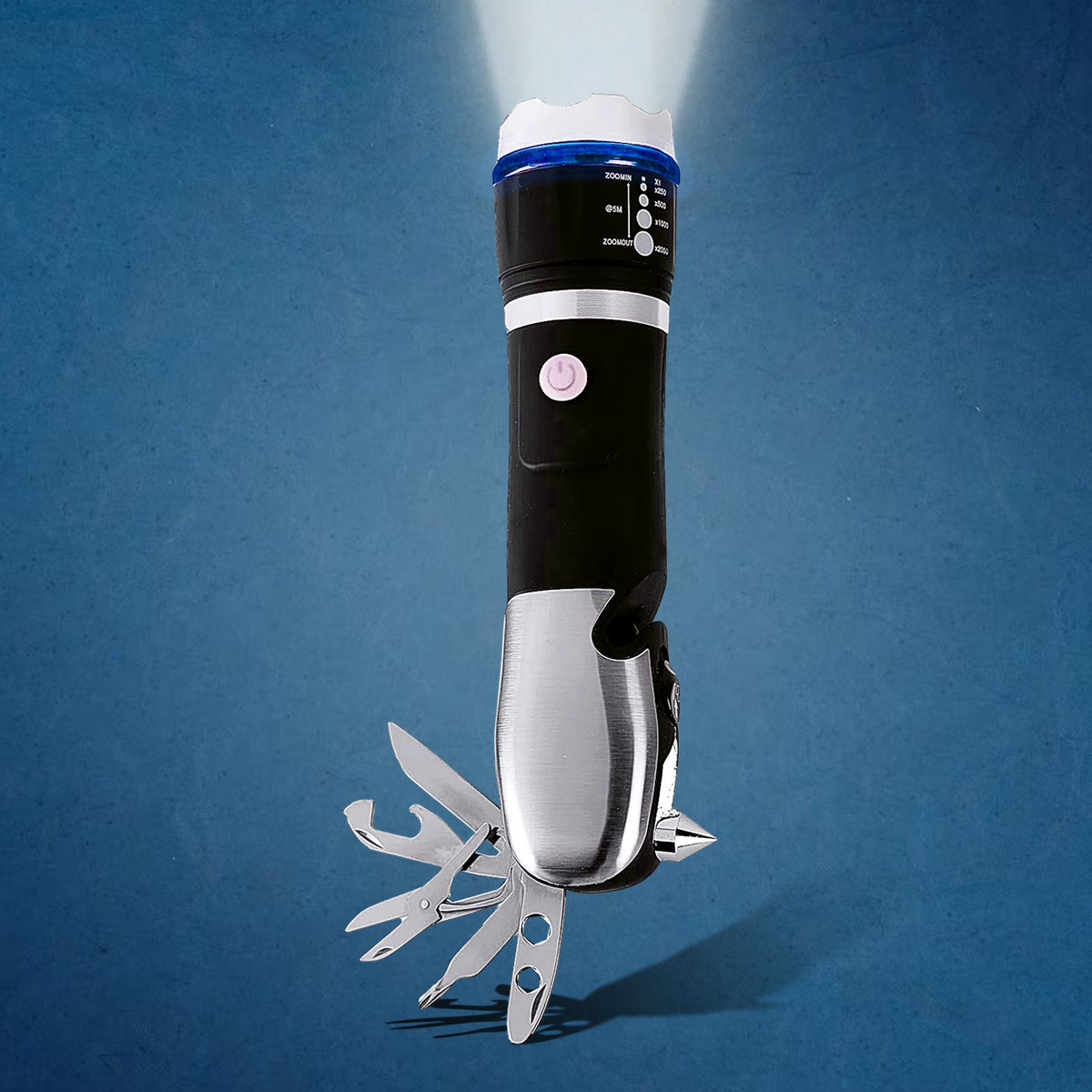 Purchase Battery Operated Multi Tool LED Flashlight - DeoDap