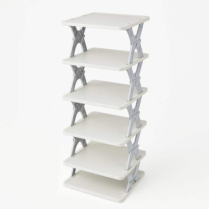 Smart Shoe Rack – 6 Layer Foldable Stand for Home