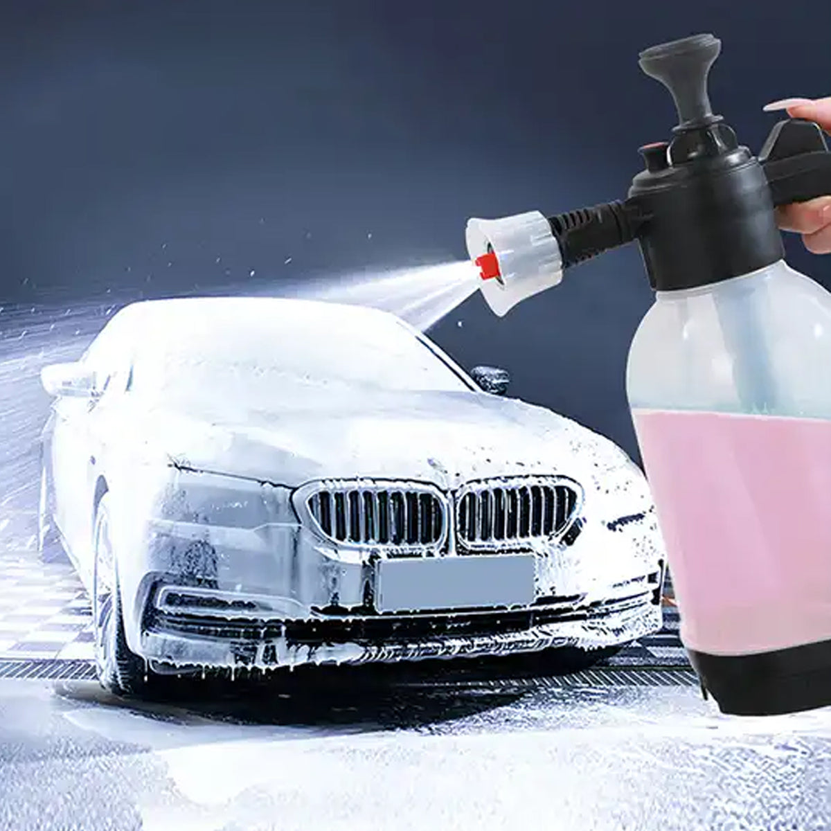 Pressure Sprayer 2 Litres Garden Sprayer Hand Pump Sprayer Foam Spraye ...