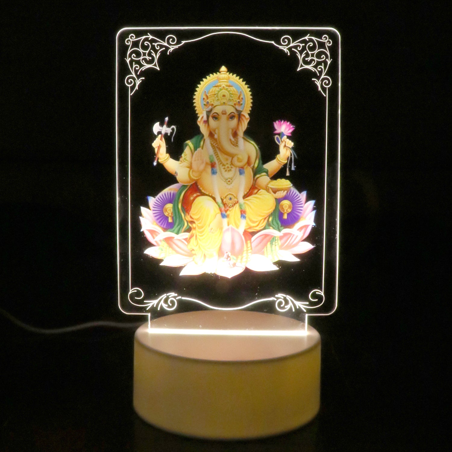 Purchase 3D Lord Ganesh Frame for Diwali Home Decorations