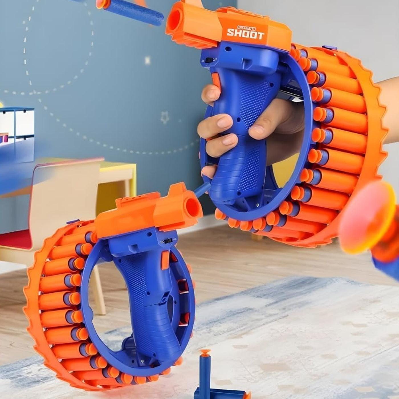 Amazing Toy Gun, Electric Gun for Children, 28 Soft Bullets for Youth ...