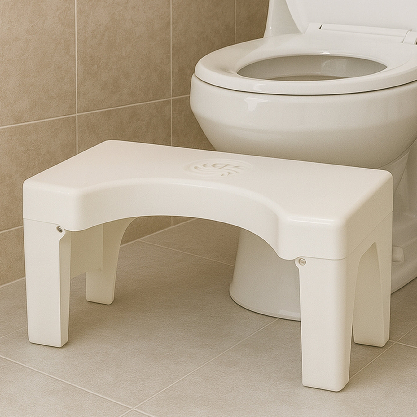 6005A Plastic Non-Slip Folding Toilet Squat Stool