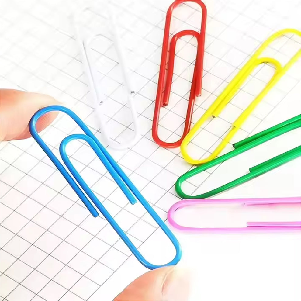 Metal U Shape Paper Pin / Clip 28 mm (100 Pcs Set)