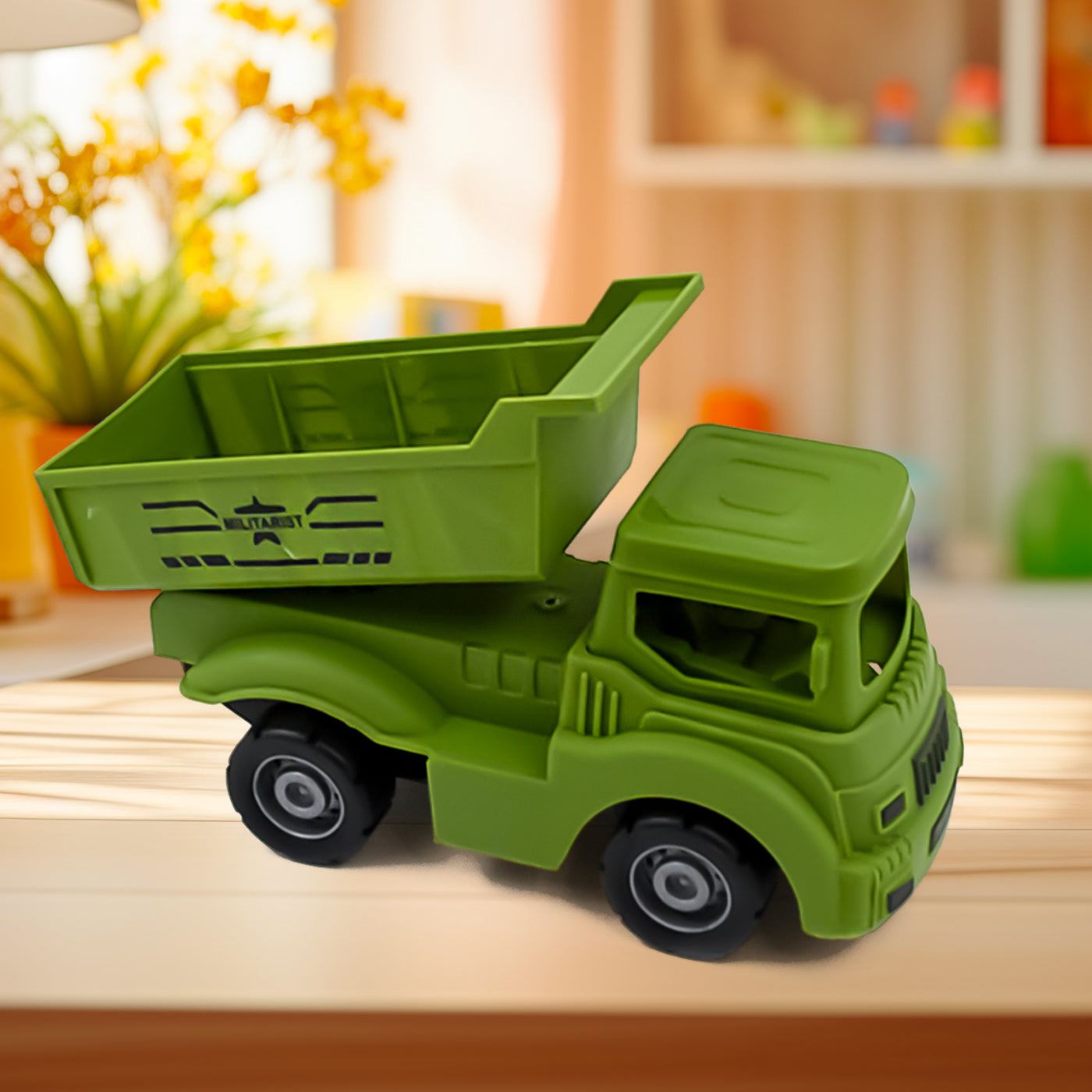 Friction Powered Dumper Toy Truck For Kids | With Opening Container Fe ...