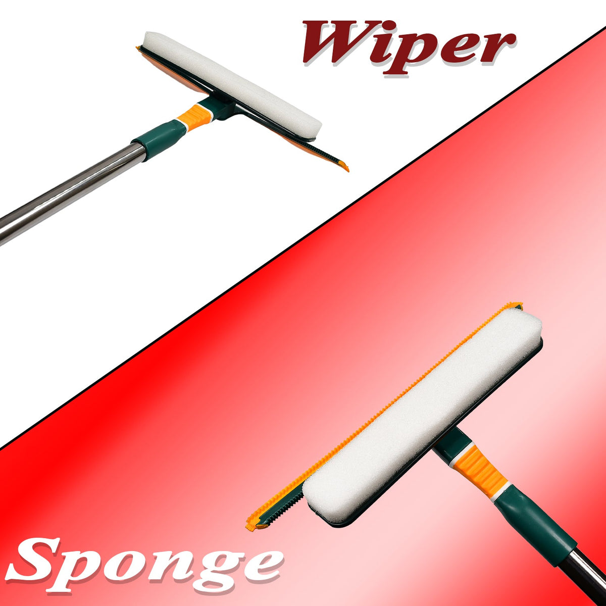 3 IN 1 GLASS WIPER USED IN ALL KINDS OF HOUSEHOLD AND OFFICIAL PLACES ...