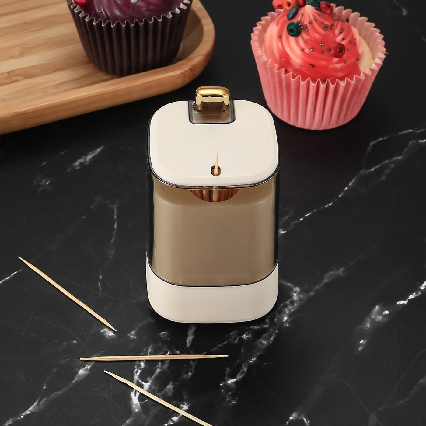 Toothpick Holder Dispensers, Automatic Toothpicks Container, Toothpick ...