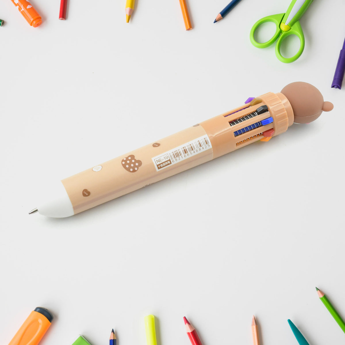 Colorful 10-in-1 Ballpoint Pen for Kids | Creative Writing — DeoDap