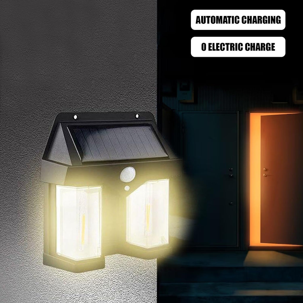 Outdoor Solar Wall Lamp | Waterproof Garden Light | DeoDap
