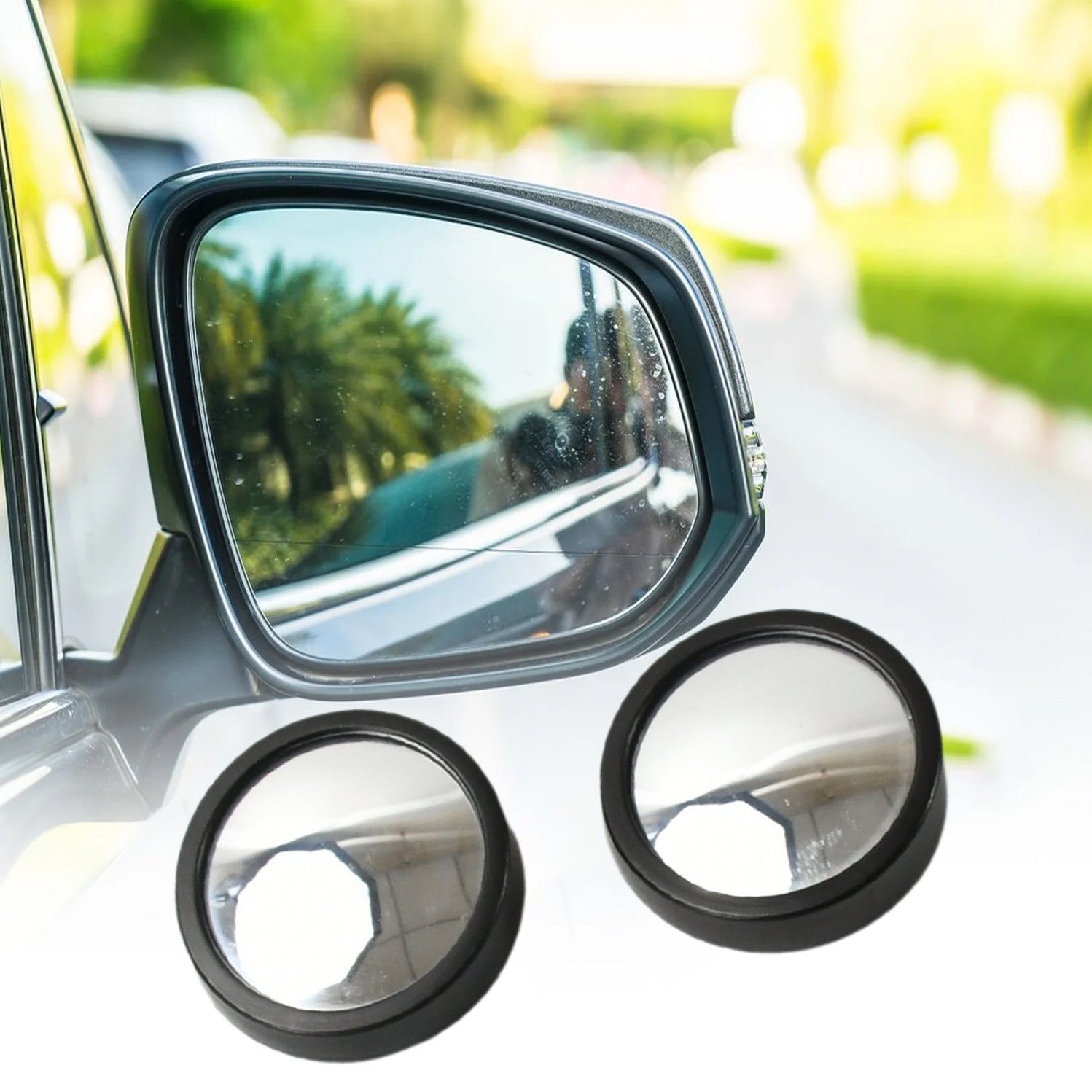 Convex Glass Blindspot Mirror | Enhanced Rear View Safety — DeoDap