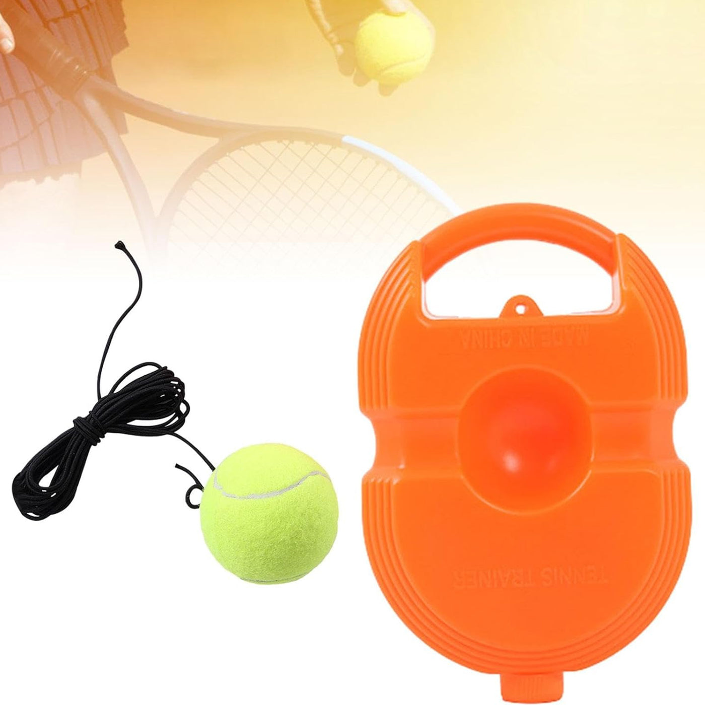Tennis Trainer Rebound Ball with String, Convenient Tennis Training Ge ...