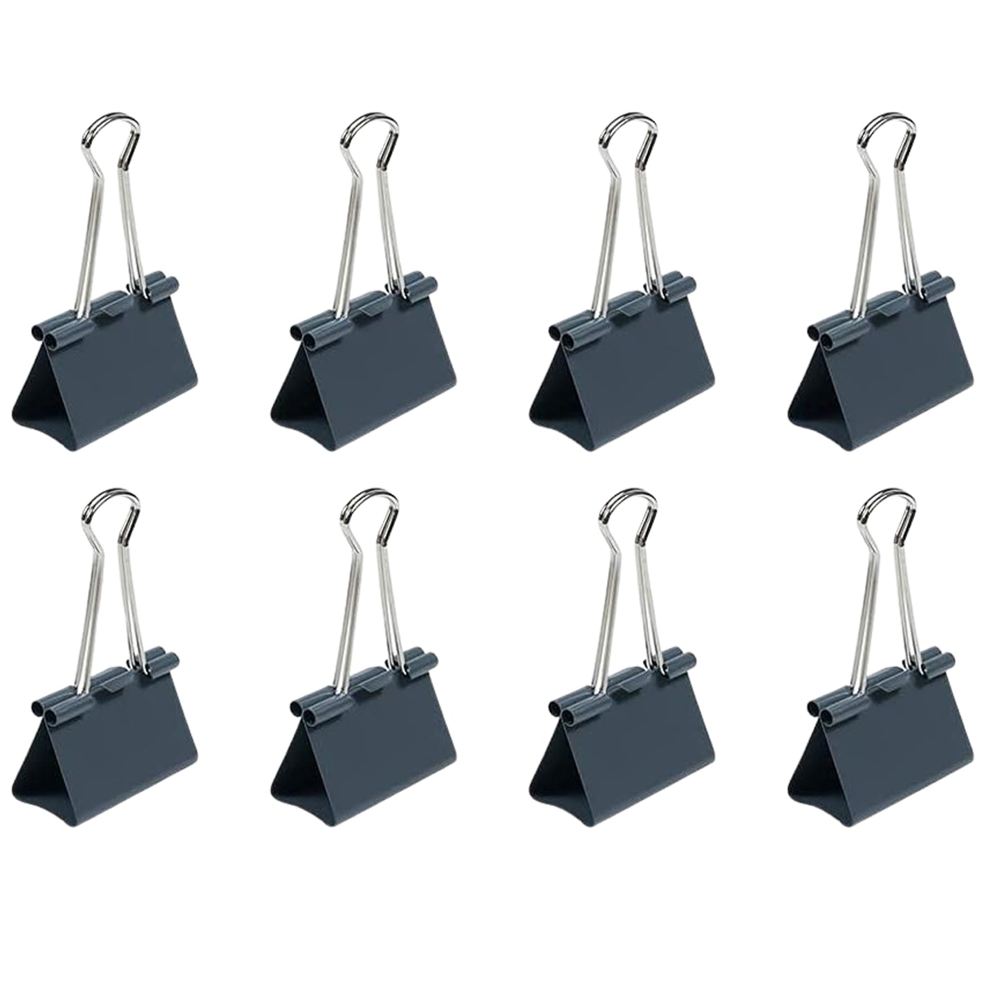 Paper Holding Binder Clips Paper Clips (8 Pcs Set / Mix Color)