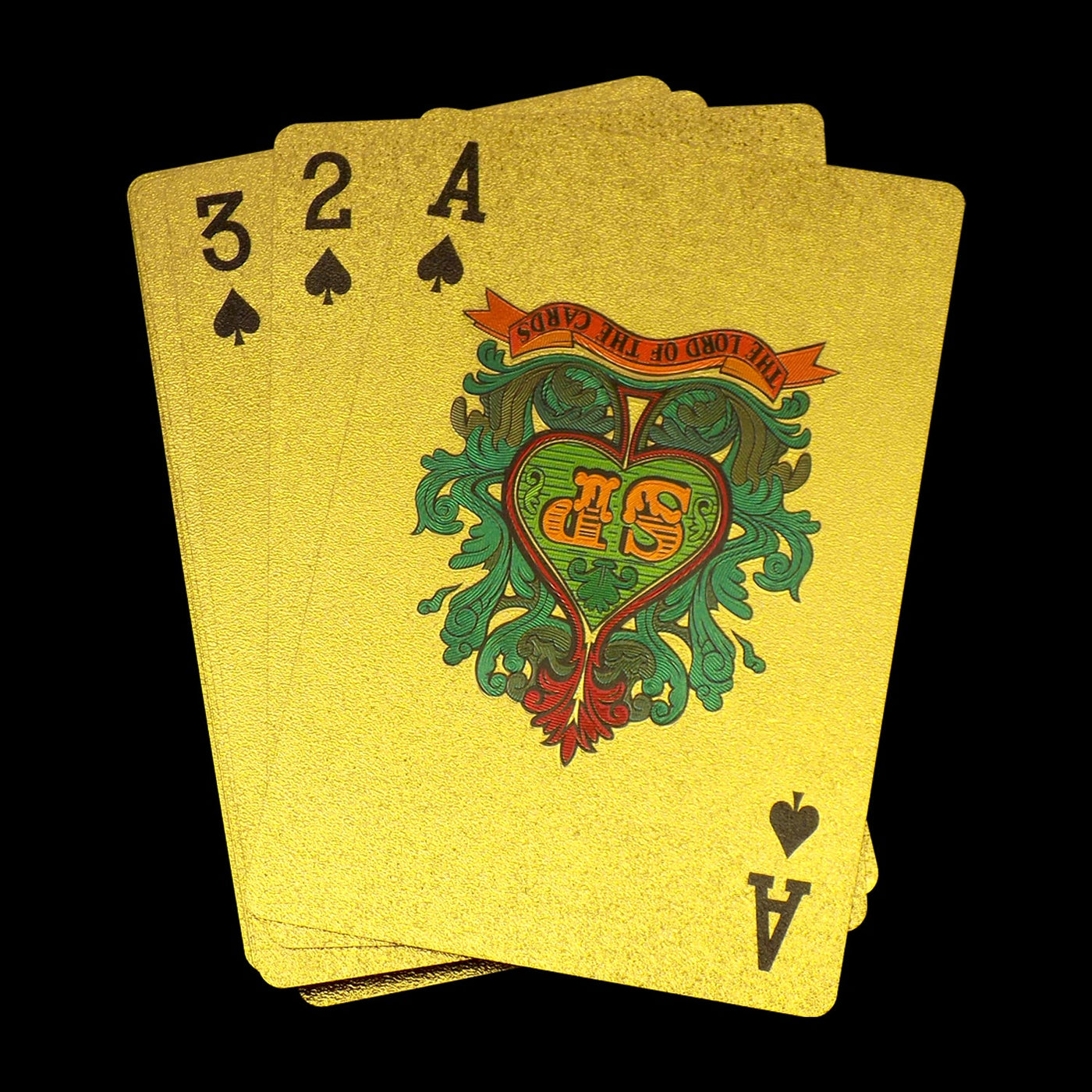 Gold Plated Poker Playing Cards (Golden) — DeoDap