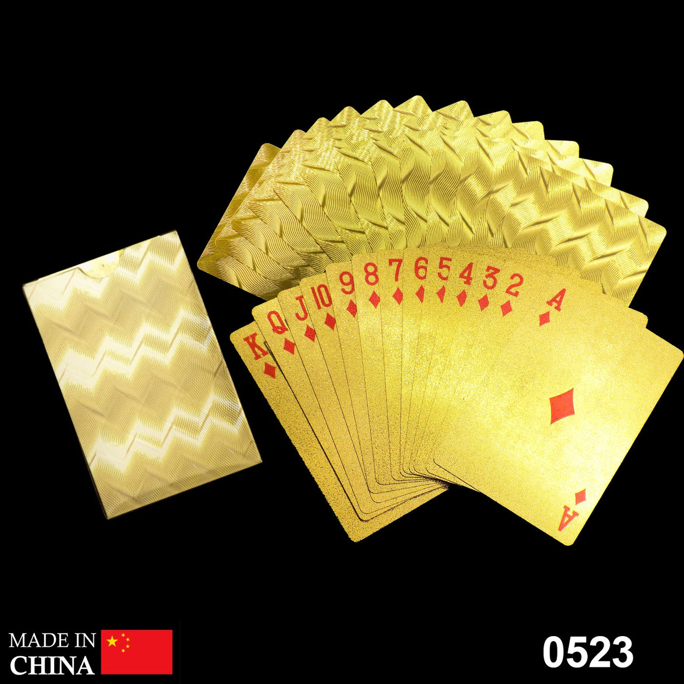 Gold Plated Poker Playing Cards (Golden) — DeoDap