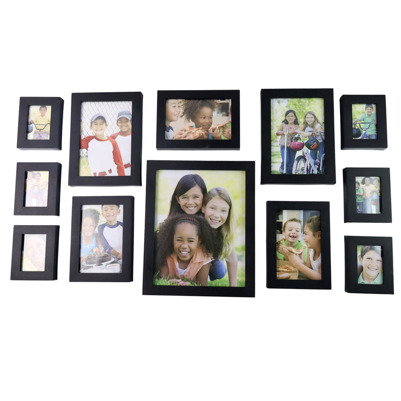 Best Black 12 Photo Frame Set for Unique Home Decor Gift
