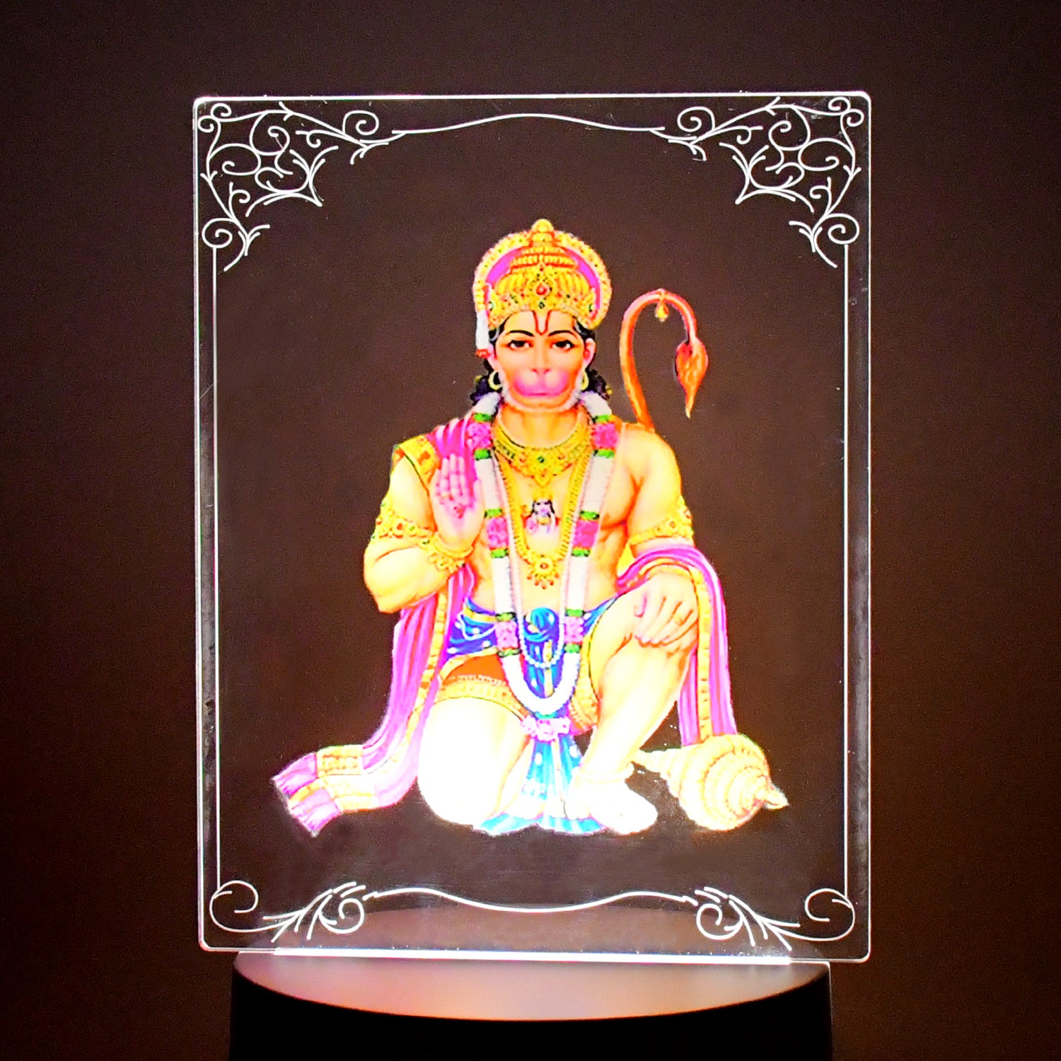 Get Hanuman Ji 3D Frame with Light | Diwali Gift Box