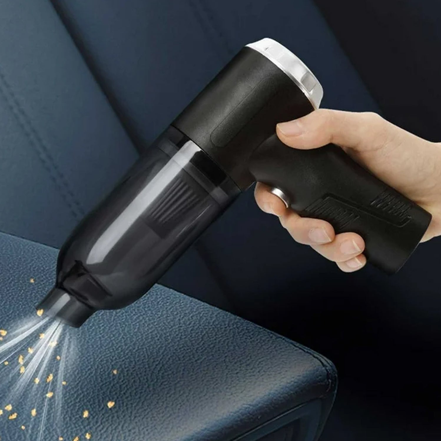3 in 1 Car Mini Vacuum Cleaner with Blower Wireless Portable Rechargea — DeoDap