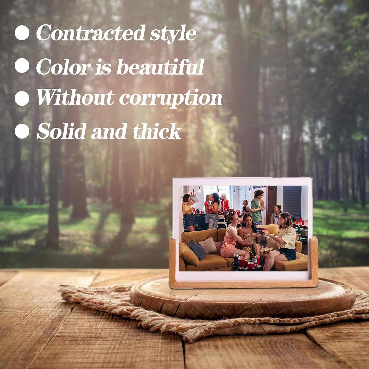 Wooden Picture Stand, Photo Frame Stand (1 Pc) — DeoDap