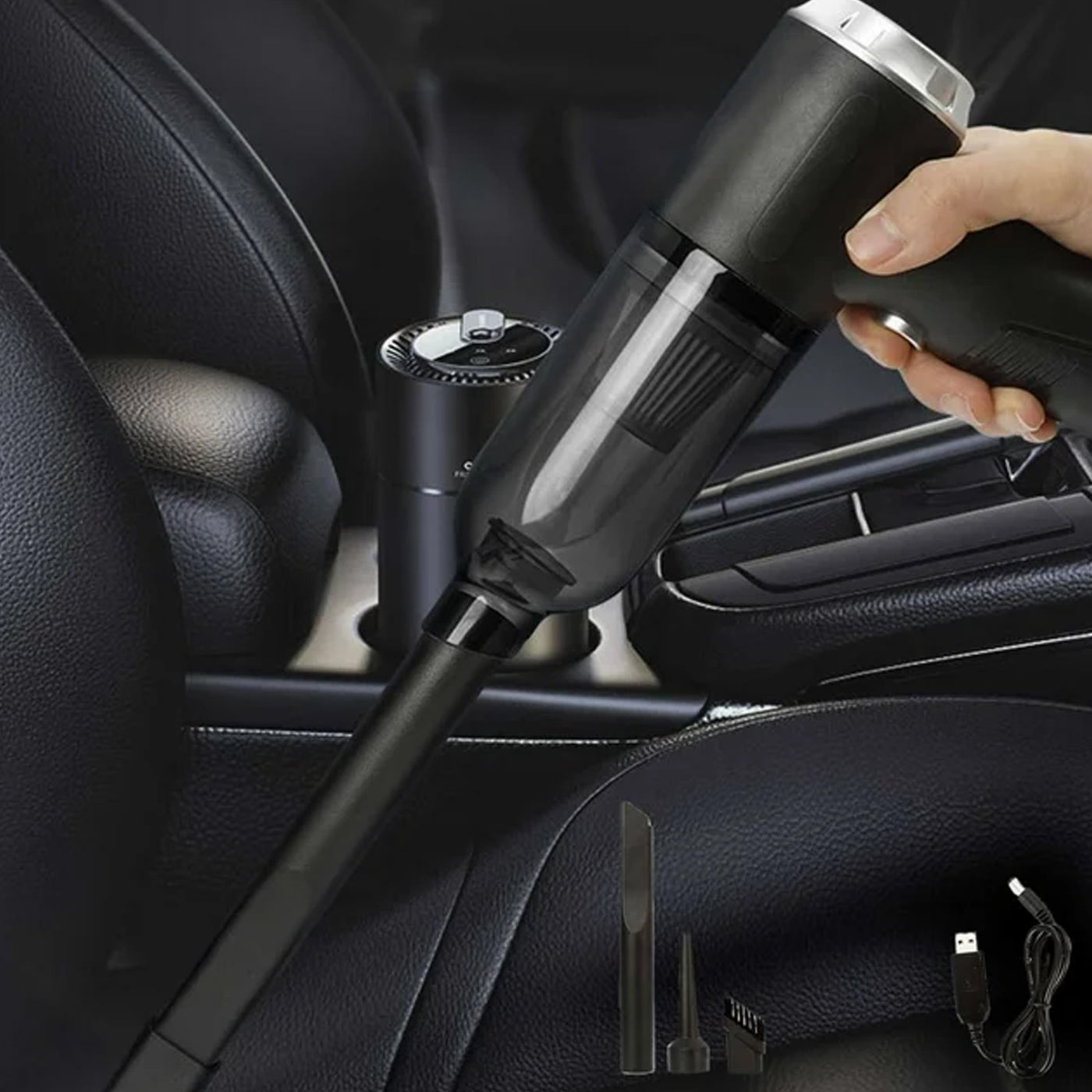 3 in 1 Car Mini Vacuum Cleaner with Blower Wireless Portable Rechargea — DeoDap