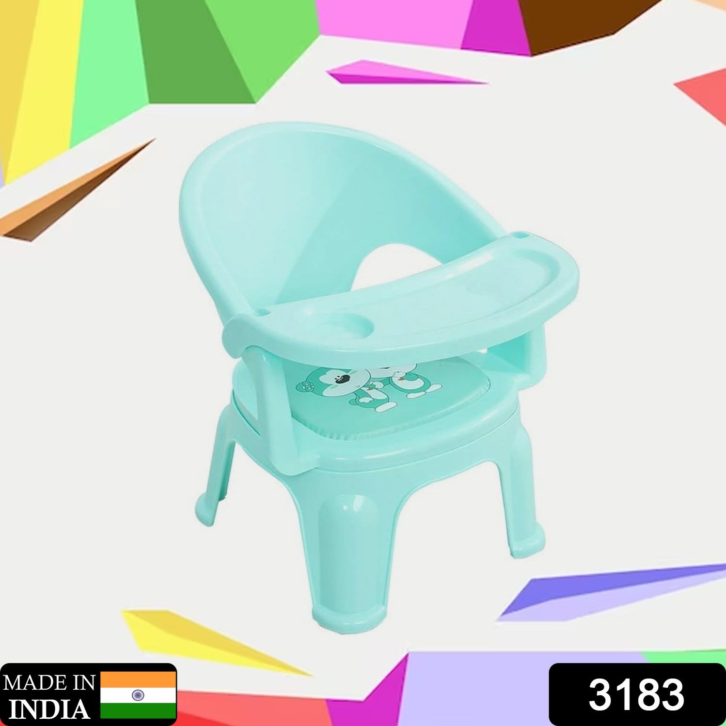 Baby Chair, with Tray Strong and Durable Plastic Chair for Kids/Plasti ...