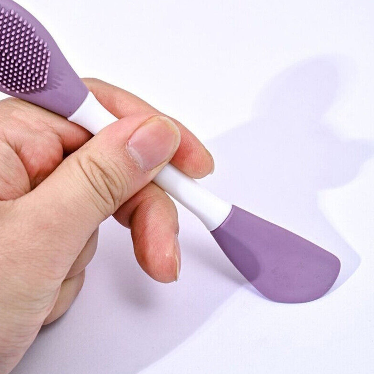 Purchase Double-Headed Silicone Mask Brush | DeoDap