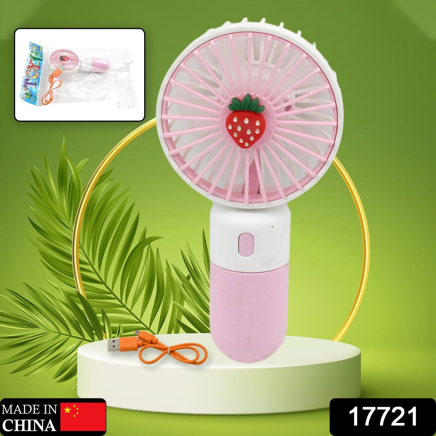 Portable Small Electric Fan Handheld, Rechargeable Mini Student Handhe ...
