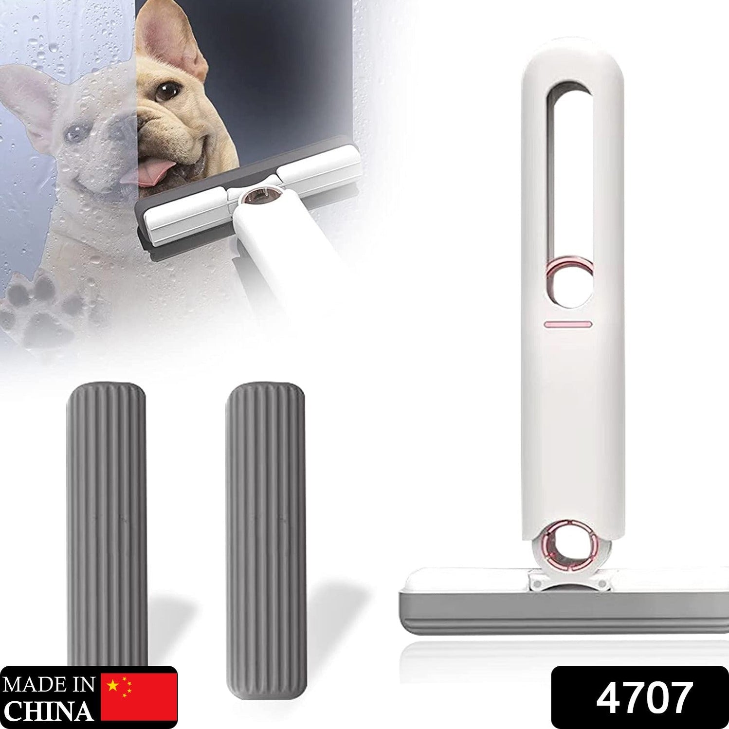 Portable Self-Squeeze Short Mop, Mini Hand Wash-Free Strong Absorbent ...