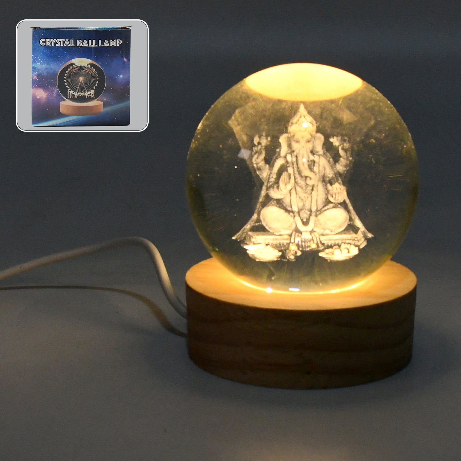 3D Crystal Ball Lamps for Bedroom | Unique Home Decor & Gifts — DeoDap