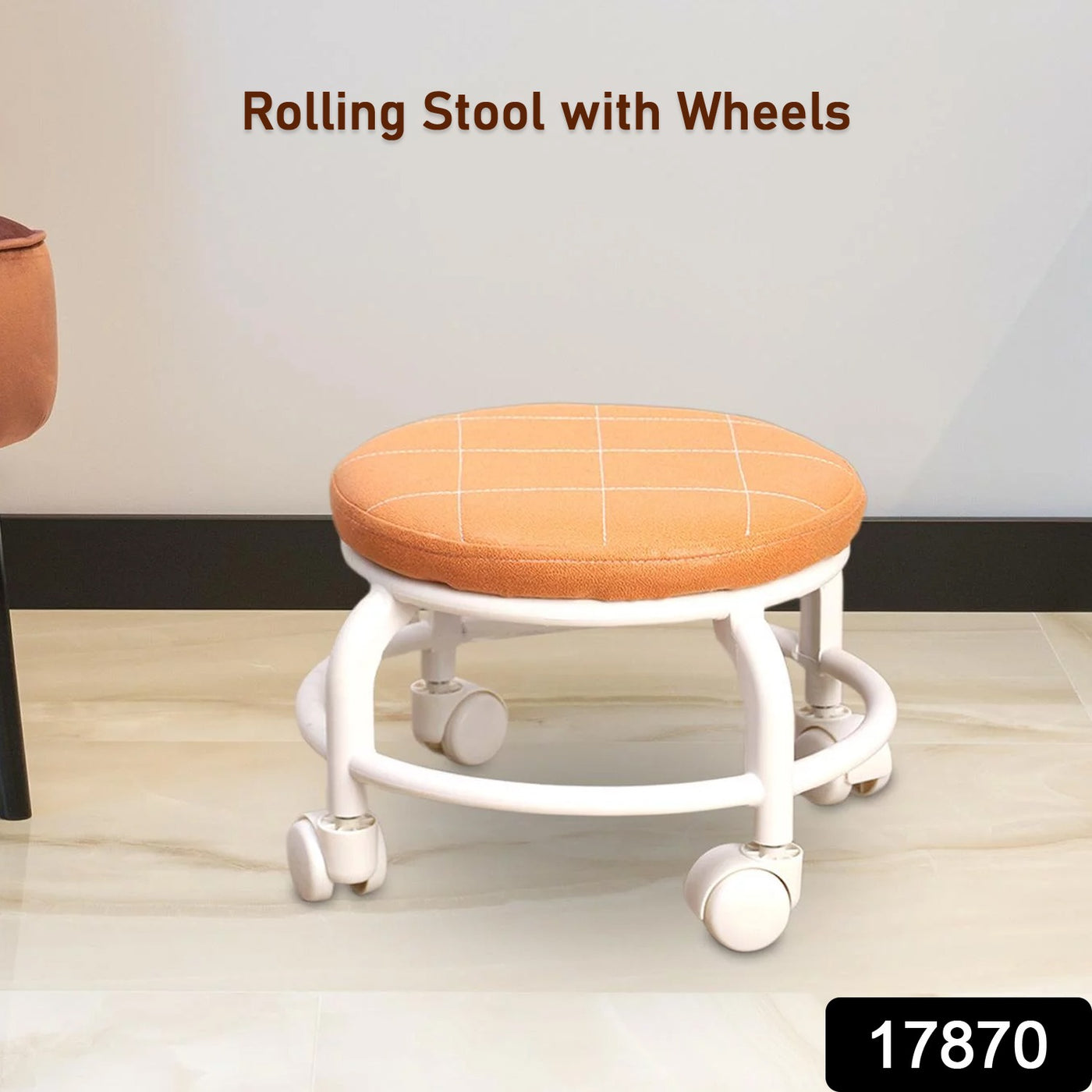 Roller Seat Stool Low Height Rolling Stool Multifunctional Small House ...