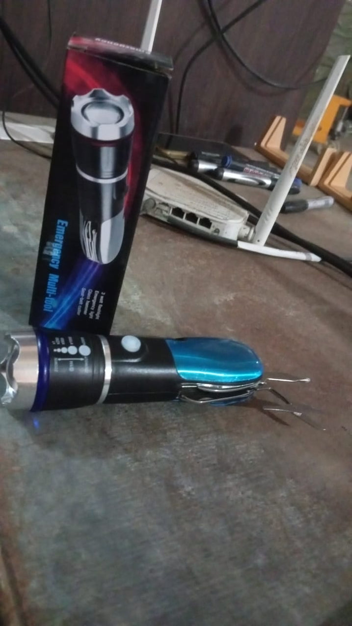 Purchase Battery Operated Multi Tool LED Flashlight - DeoDap