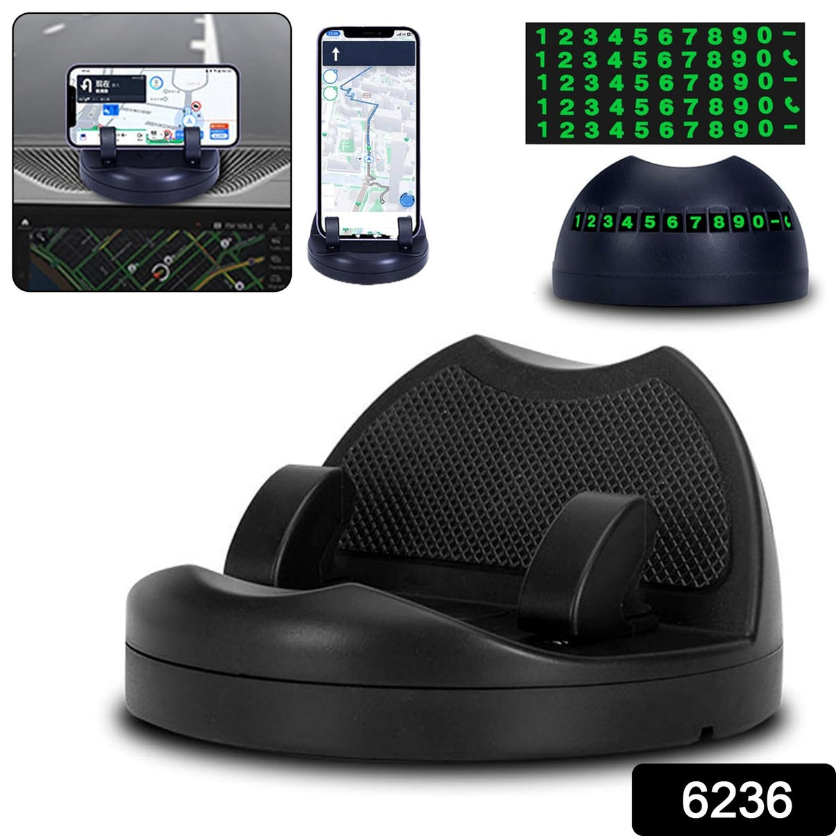 Best 2 in 1 Anti-Slip Mat & Phone Mount Holder for Car