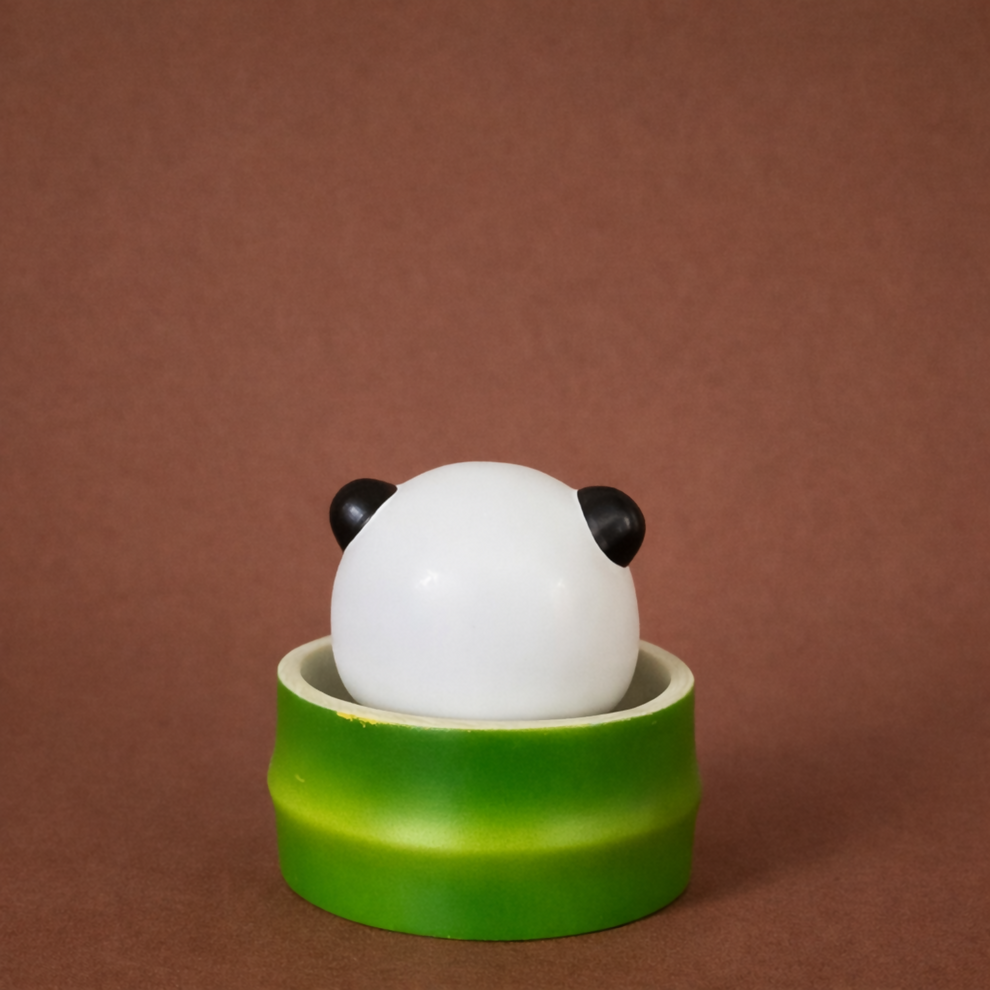 Cute Panda Desk Decor with Spring Bobble Head for Home & Office