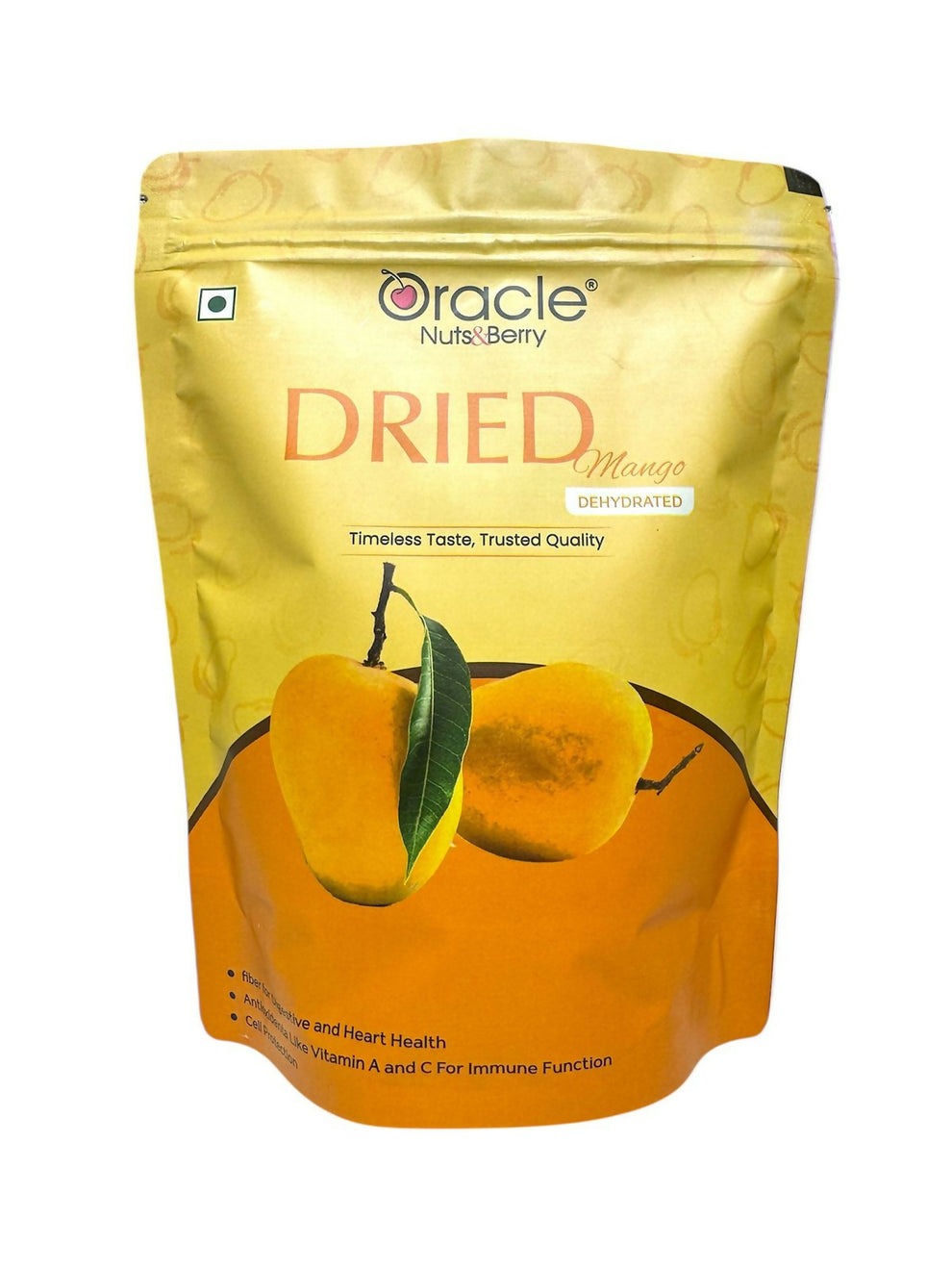 Oracle Dried Mango Dehydrated Fruit Snack 250gm Made from Naturally Ri