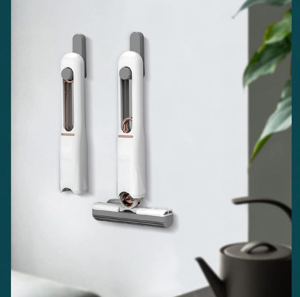 Portable Self-Squeeze Short Mop, Mini Hand Wash-Free Strong Absorbent ...