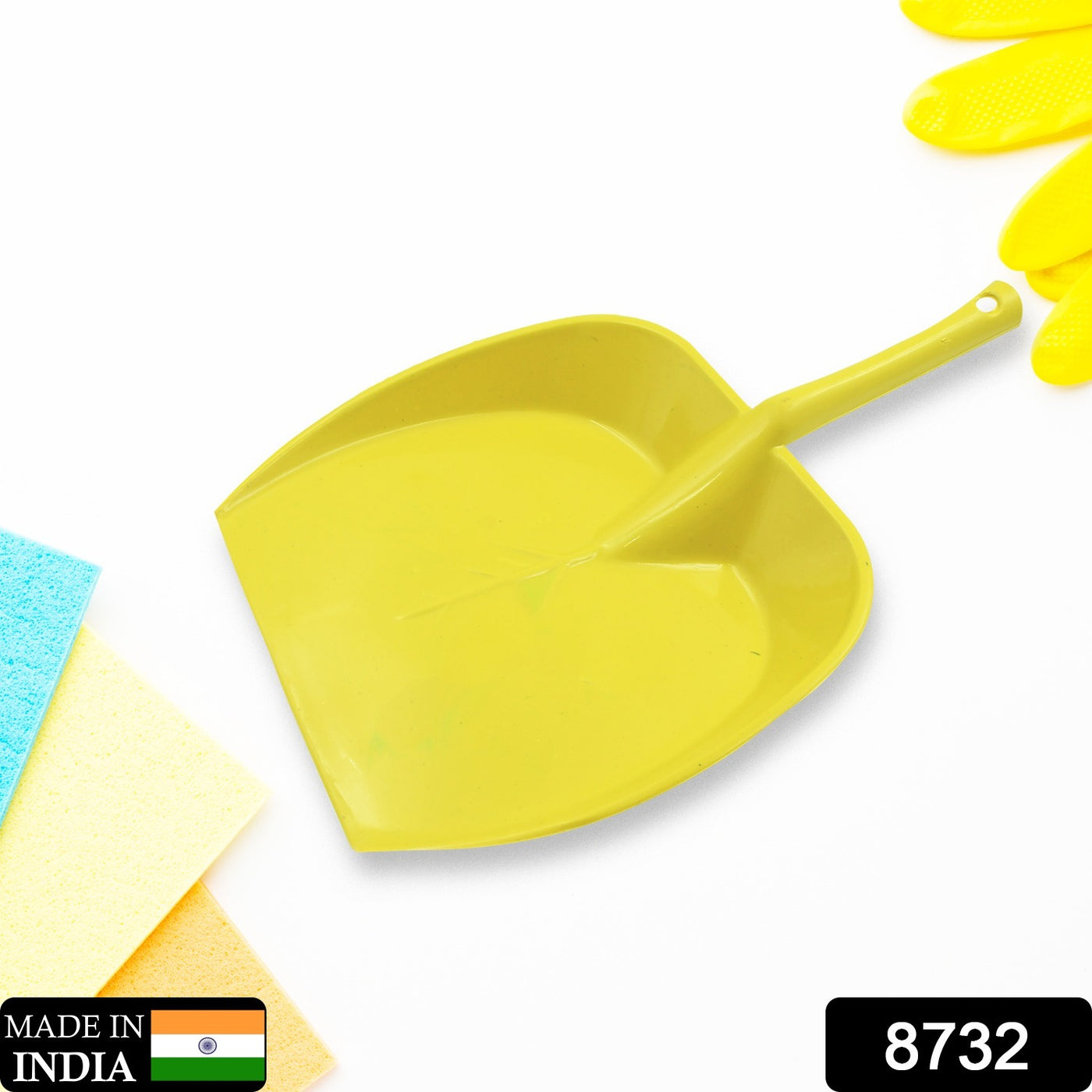 Dustpan with Long Handle, Dust Collection Dust Pan Tray for Kitchen, H ...