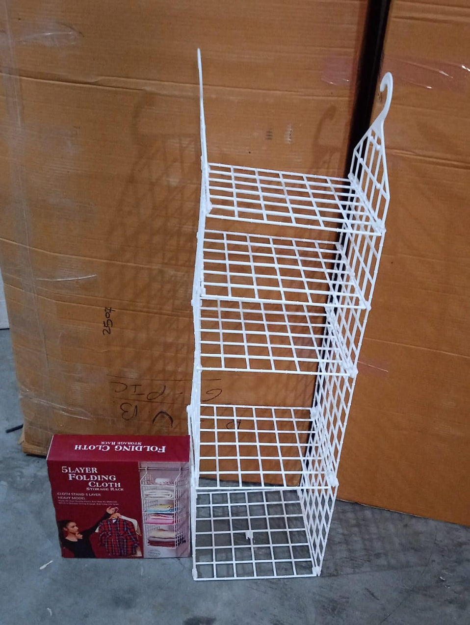 Multipurpose 5 Layer Folding Clothes Storage Racks||Closet for Student ...