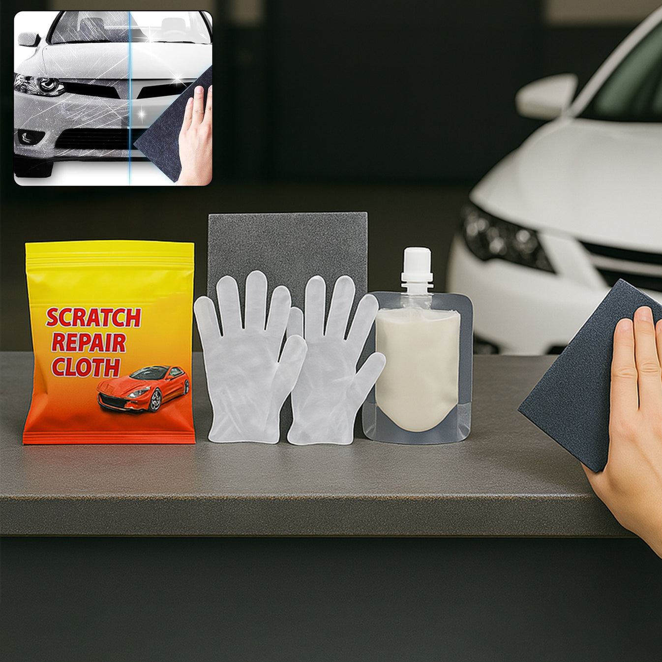 Nano Magic Car Scratch Remover Cloth – Easy Repair Tool