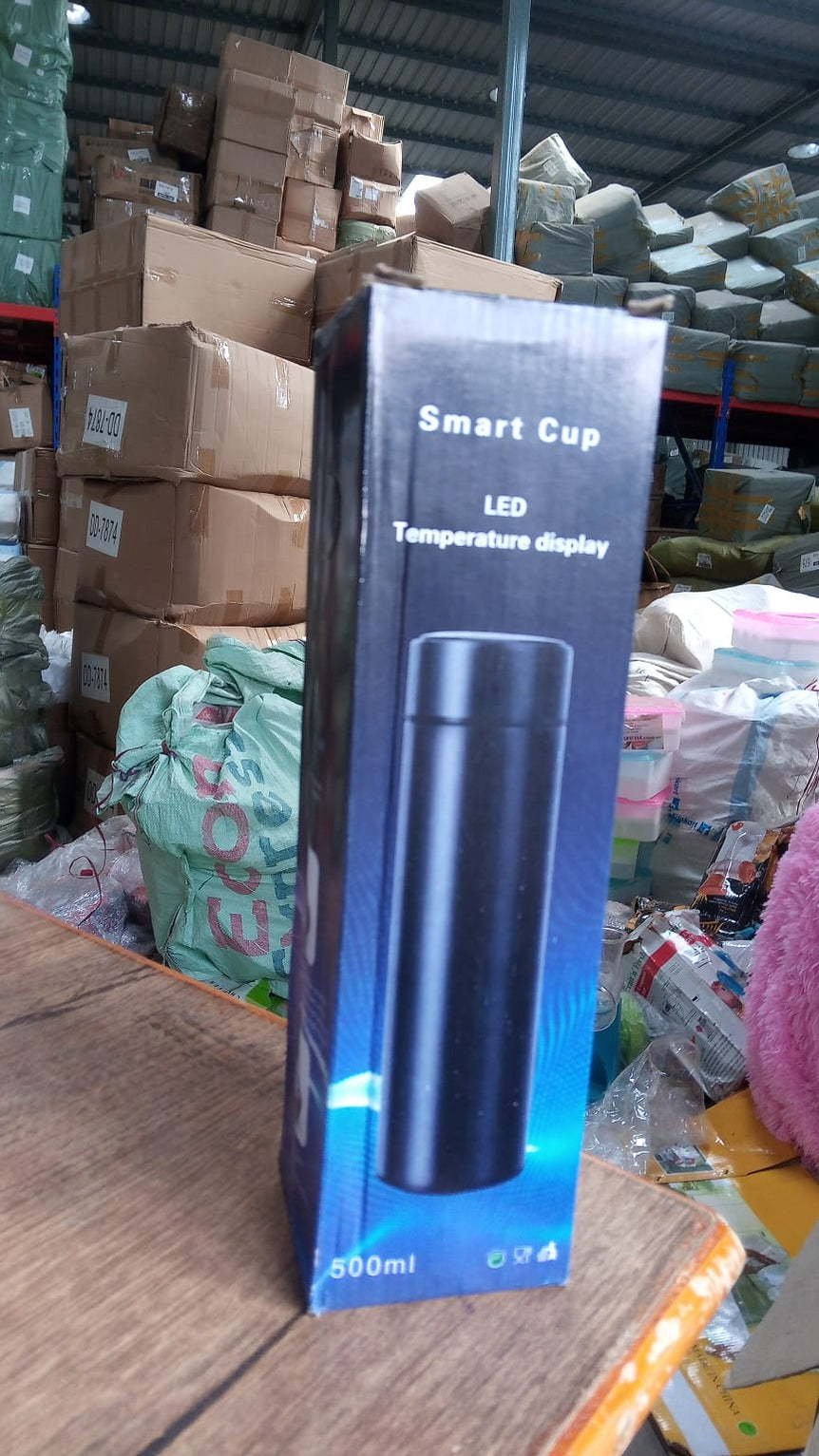 Double Stainless Steel Wall Smart Flask Water Bottle ( B Grade ) — DeoDap